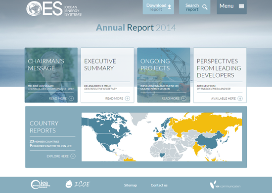 OES | The OES Annual Report 2014 is now online!